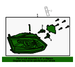 68324933AD - Headlamp Park And Turn Lamp Left - 2016-2020 Mopar | Mopar ...