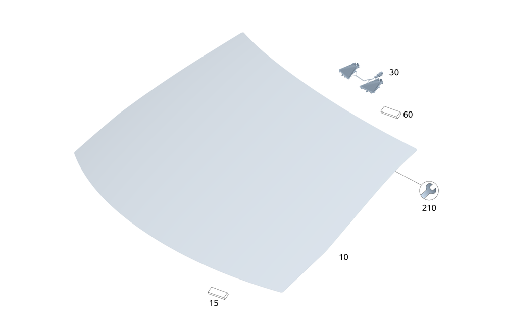 177-670-12-01 - Windshield For 1954-2025 Mercedes-Benz | Mercedes-Benz ...