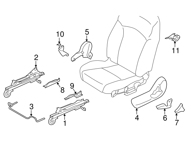 64115FL25AVH - Inner Finish Panel - 2017-2021 Subaru | World OEM Parts ...