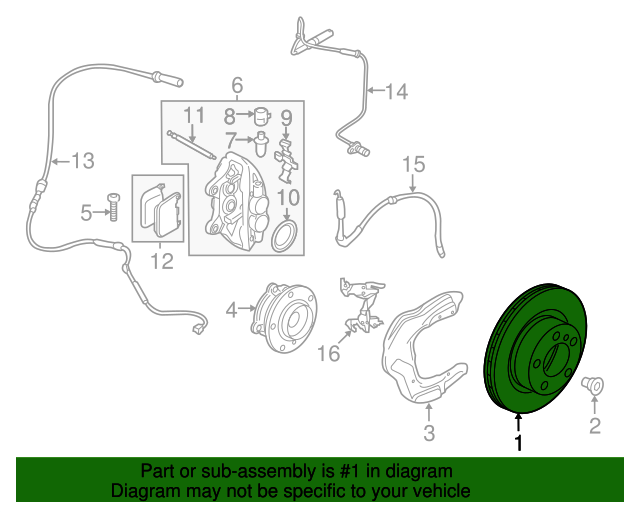 34-10-6-797-606 - Disc Brake Rotor 2012-2020 BMW | AutoNationParts.com