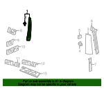 2015-2020 GM Front Molding - Passenger Side (RH) 23278858 | NewGMParts.com