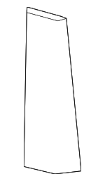 2015-2020 GM Rear Molding - Driver's Side (LH) 23167643 | TascaParts.com