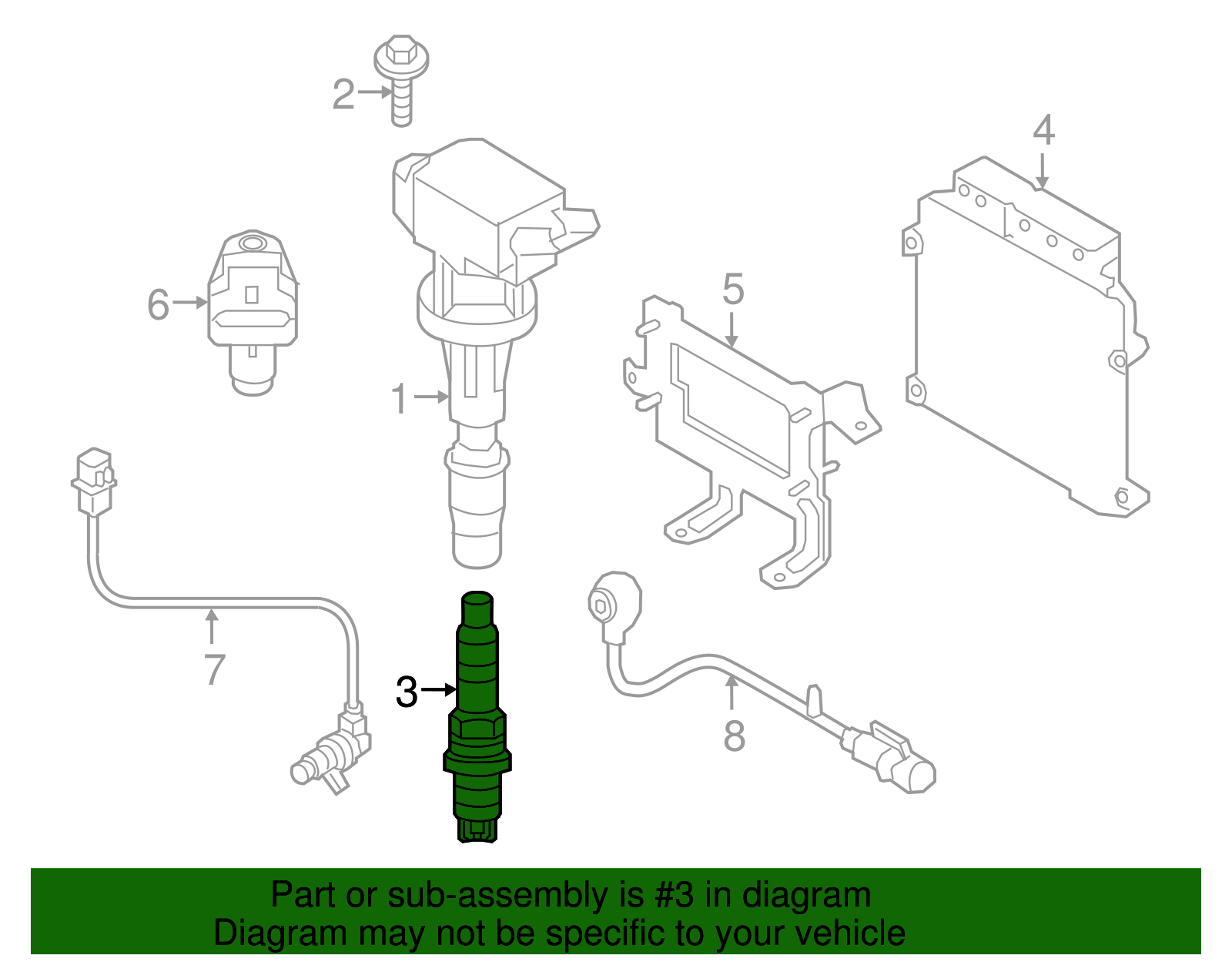 18868-08095 - Spark Plug 2017-2022 Kia | Kia.Parts Store