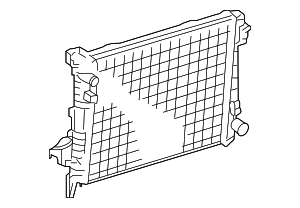 2004-2007 Dodge Radiator 55056682ab | TascaParts.com