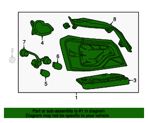 23405238 - OEM GM LAMP GMPartsCenter.net | GM Parts Center