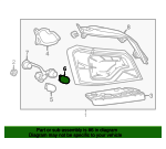 2013-2021 GM Back-Up, Brake, and Tail Light Bulb 13503356 ...