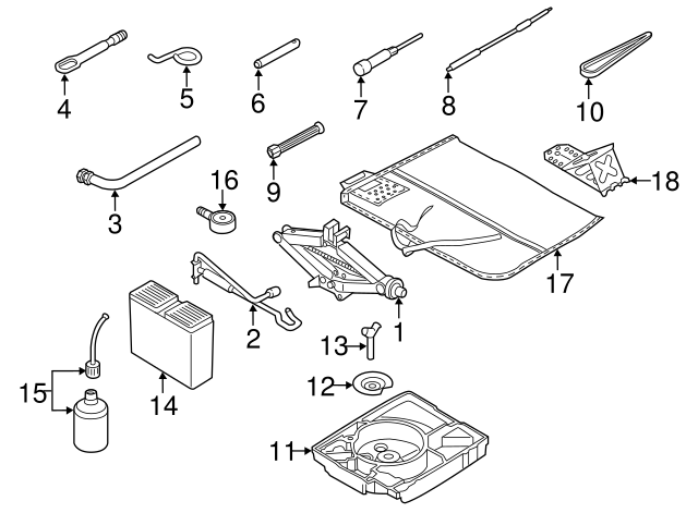 7N0-011-221 - Crank 2015-2018 Audi | Audi OEM Parts