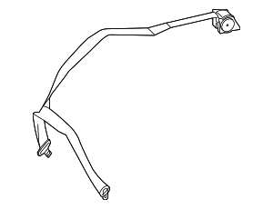 Mercedes-Benz OEM Center Belt Assembly Part# 222-860-16-85-8R93 | OEM ...