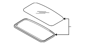 2015-2019 Subaru Legacy Sunroof Glass 65430AL00A | Subaru Parts Store