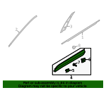 2019-2020 Hyundai Santa Fe Side Molding 87732-S2200 | OEM Parts Online