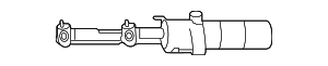 207-860-02-47 - Headlight Washer Nozzle 2010-2013 Mercedes-Benz ...