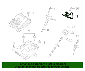Genuine OEM Ford Part - Knock Sensor FT4Z-12A699-D | Genuine OEM Ford ...