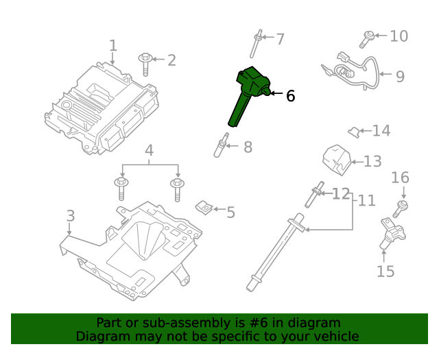 2018-2024 Ford Ignition Coil PB5Z-12029-A | TascaParts.com