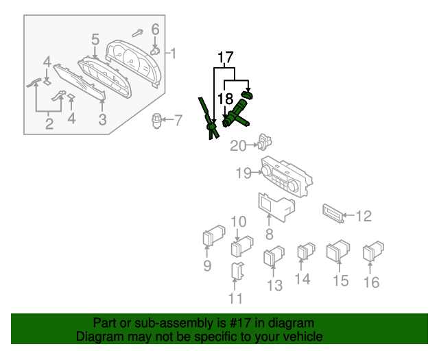 2007-2009 Kia Sorento Ignition Lock Cylinder 81900 3EG00 | TascaParts.com