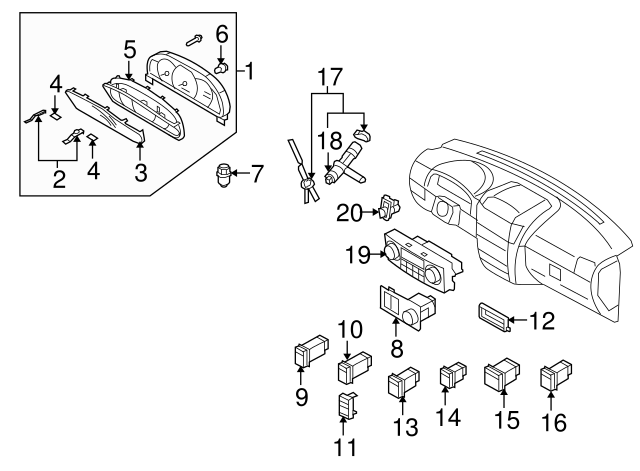 2005-2009 Kia OEM NEW 05-2009 Kia Sorento Transmission Sensor Assembly ...