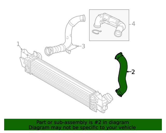13-71-7-637-197 - Air Inlet Tube - 2016-2021 BMW | BMWPartsHub