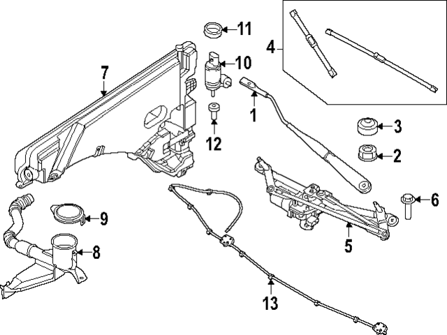 Genuine BMW 61-66-9-478-827 | Nozzle Assembly | FREE Shipping on Most ...