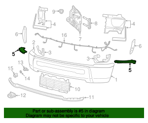 2010-2018 Mopar Bracket 68064330AA | AutoNationParts.com