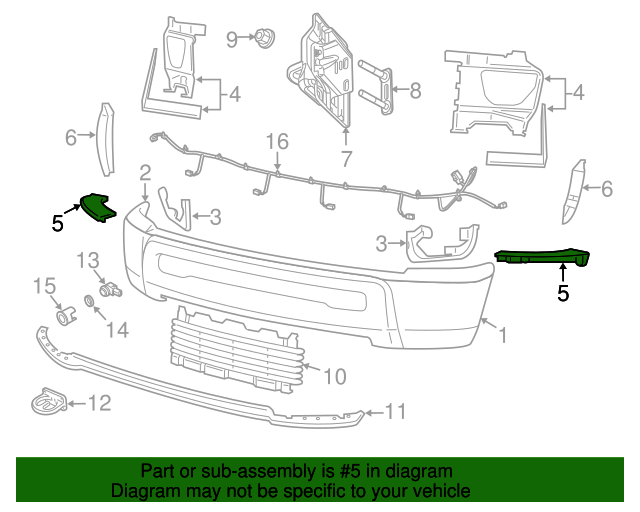 2010-2018 Mopar Bracket 68064330AA | AutoNationParts.com