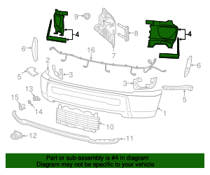 2010-2018 Mopar Bracket 68064329AD | TascaParts.com