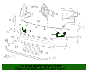 2009-2018 Mopar Fog Light Bracket Kit 68054374ac | TascaParts.com