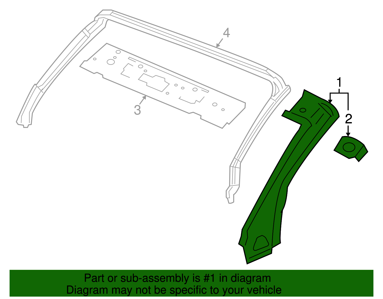 21999259 - High-Quality Reinforcement for 2003-2006 Chevrolet SSR ...