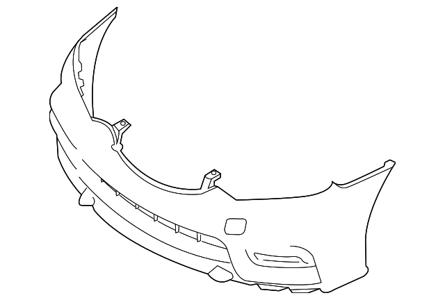 62022-4FU0J - Bumper Cover 2017-2019 Nissan Sentra | Nissan Parts ...