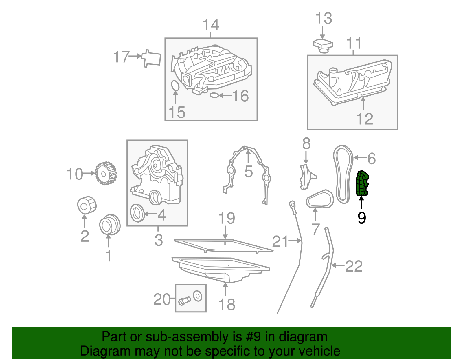 2005-2007 Land Rover LR3 2005-2007 Land Rover LR3 - Engine Timing Chain ...