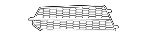 2016-2018 Audi Outer Grille 4G0-807-647-B-BMT | OEM Parts Online