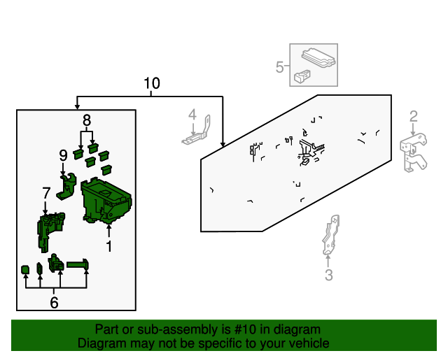 32122-T5R-308 - Wire Harness L Cabin Honda Parts Online
