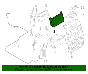 2019-2020 Ford F-150 Display Unit KL3Z-10D885-SA | OEM Parts Online
