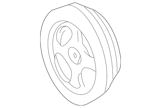 2000-2006 Toyota Crankshaft Pulley 13407-21020 | Toyota Parts Center