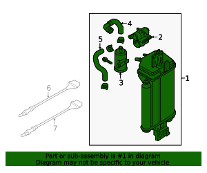3QF-201-797-D - Vapor Canister 2021-2024 Volkswagen | AutoNationParts.com