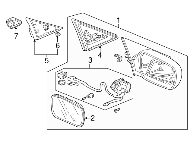 Genuine OEM Acura - Base Part# 76205-S3M-A11 | Acura Parts For Less