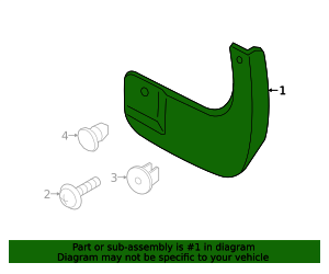 86831-K0000 - Mud Guard 2020-2022 Kia Soul | Kia.Parts Store