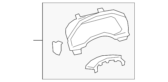 2019-2022 Toyota Avalon Cluster Visor 55404-07040 | Toyota Parts Center