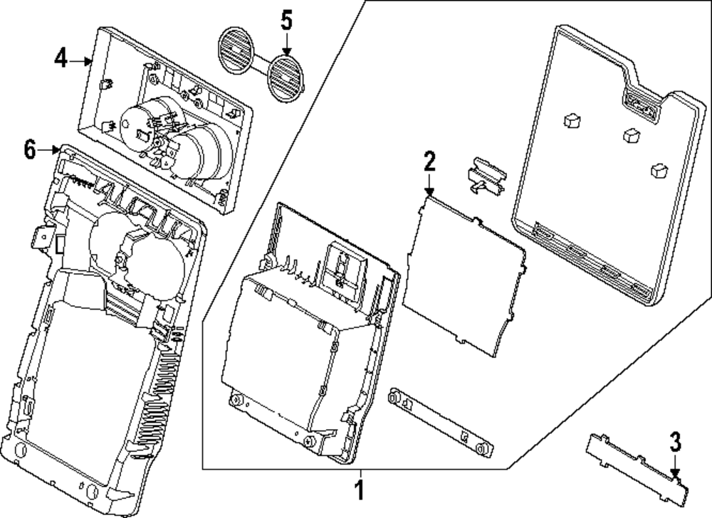 2023-2024 Ford F-250 Super Duty Cup Holder Insert JL3Z-1513562-BB | OEM ...