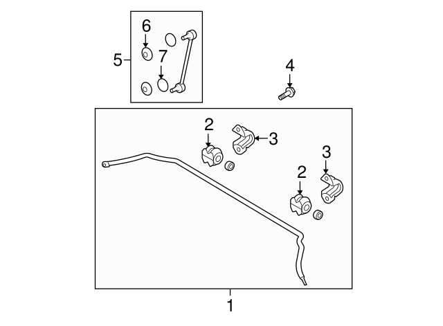 2007-2010 Hyundai Elantra Stabilizer Bar 55510-2H000--SJ ...