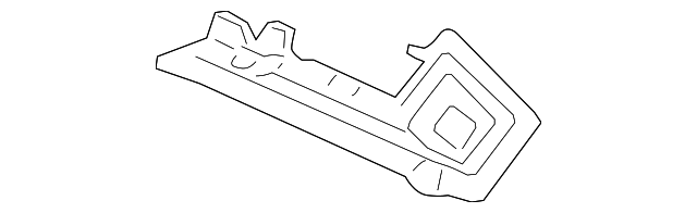 41217187249 - 2008-2014 BMW X6 Baffle Plate (41-21-7-187-249) | BMW of ...