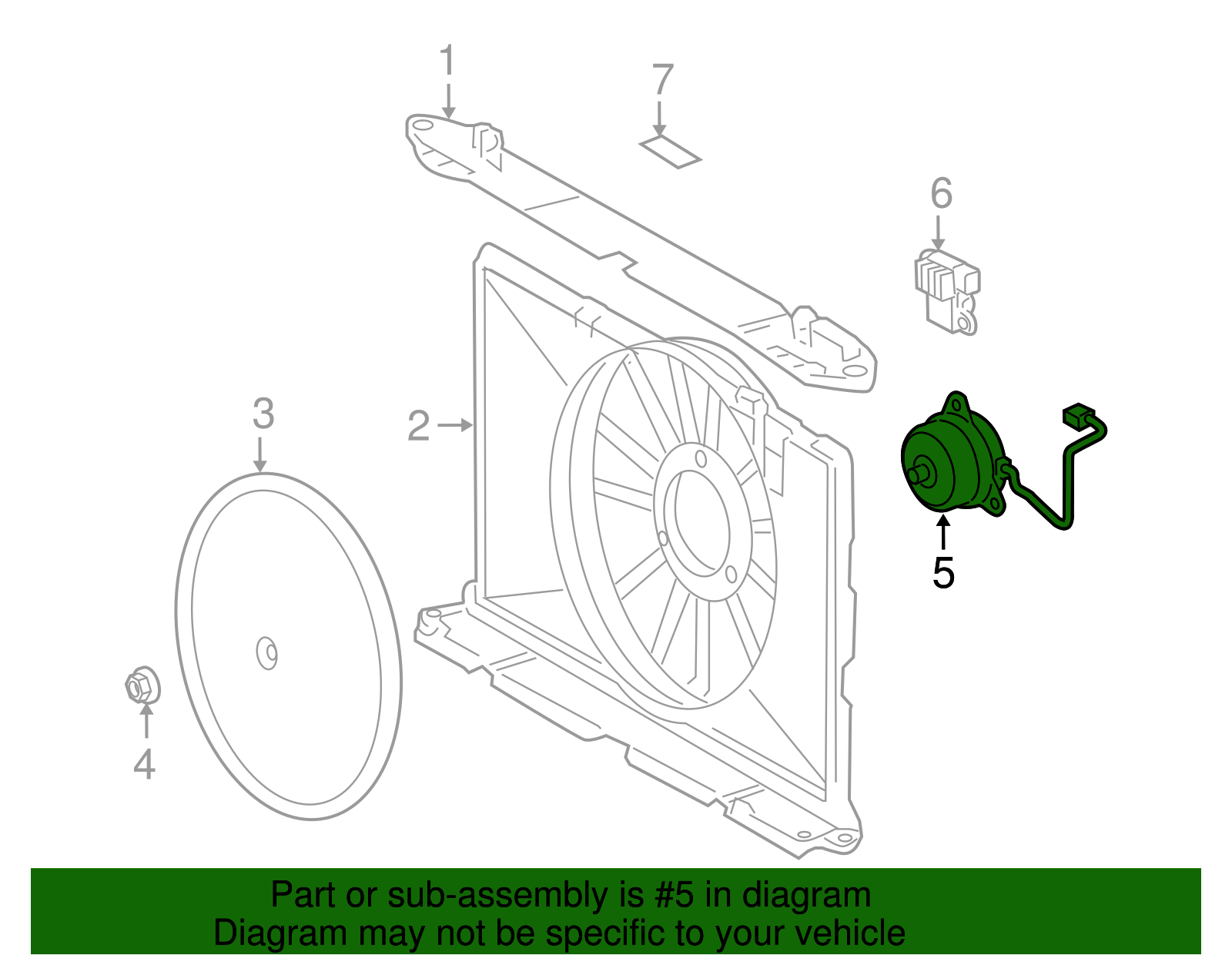 16363-0T100 - Fan Motor 2009-2019 Toyota | Longo Toyota Parts