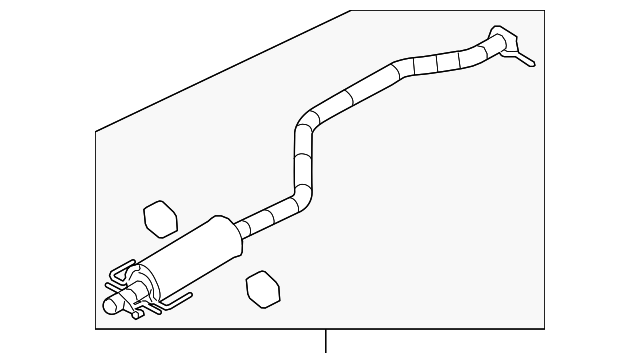 2009-2013 Mazda 6 Resonator & Pipe L505-40-300D | Mazda-Parts