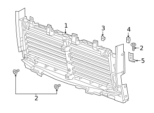 2019-2023 GM Front Bumper Shutter 84652494 | GM Parts Center