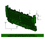 2019-2022 GM Front Bumper Shutter 84652494 | Maxon GMC Parts