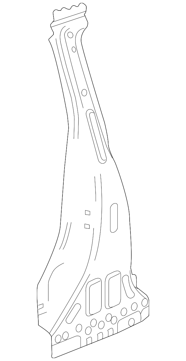 23505683 GM Passenger Side Center Pillar Outer Panel Reinforcement | GM ...