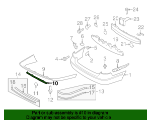 2006-2010 Hyundai Azera Under Cover 86691-3L000 | OEM Parts Online