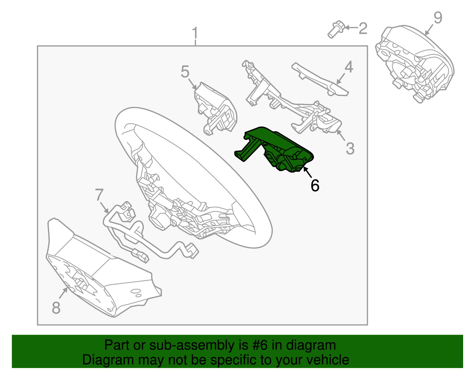 96700-C5000 - Switch Assembly 2016-2018 Kia Sorento | Kia.Parts Store
