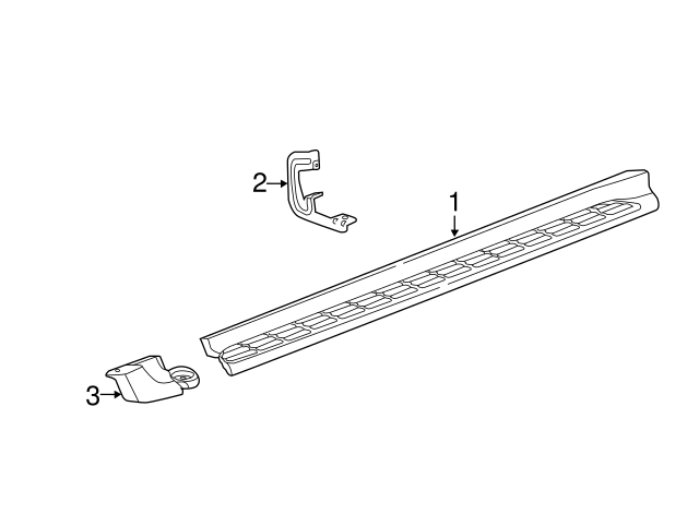 22813698 - Driver Side Running Board 2015-2020 GM | Chevrolet Parts Direct