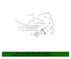 90099-05157 - Pivot Washer Nut - 1996-2009 Lexus | My L Parts