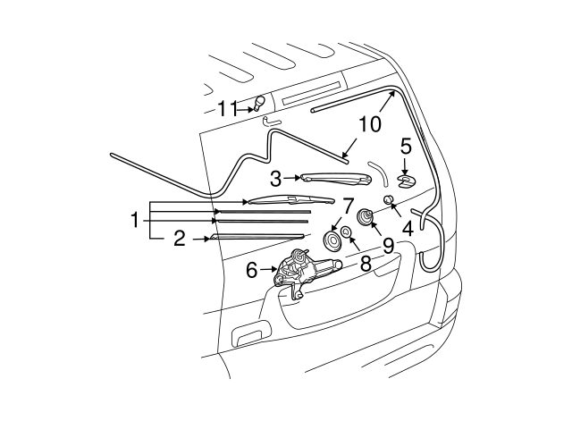 90099-05157 - Pivot Washer Nut - 1996-2009 Lexus | My L Parts