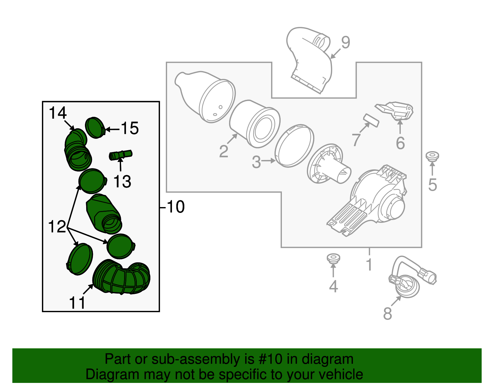 5C2Z-9B659-CA - High-Quality Air Outlet for 2008-2016 Ford | AutoNation ...
